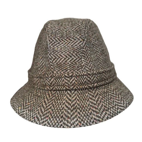 Kangol | Accessories | Kangolclipper Herringbone Vintage 9s Tweed Wool ...
